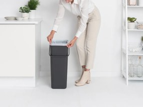 Brabantia Koš Sort&Go 40L šedá