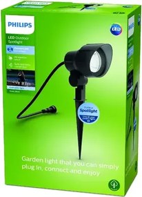 Philips Zapichovací LED bodové svítidlo černá / Venkovní bodové svítid