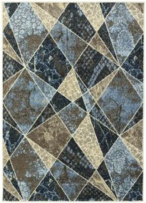 Koberce Breno Kusový koberec SHERPA 4150/DW6Q, Modrá, Vícebarevné, 140 x 200 cm