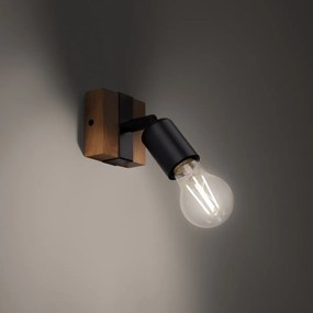 Sollux Lighting Nástěnné svítidlo ZUCA černé