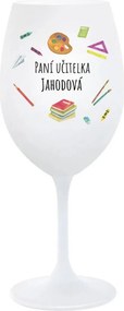 Personalizovaná sklenice pro paní učitelku/pana učitele (pomůcky)