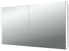 Emco Select - Vestavěná LED osvětlená zrcadlová skříňka 1200 mm s Bluetooth, zrcadlová 949705020