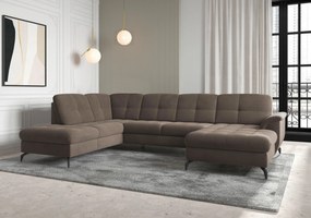 XXXLutz SEDACÍ SOUPRAVA, textil, tmavě hnědá Sit & More - Sedací soupravy - 00014401334K