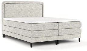 Světle šedá boxspring postel 180x200 cm Dove – Maison de Rêve