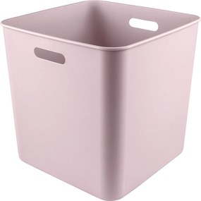 Úložný box, 31 × 31 × 31 cm, 25 l, růžový