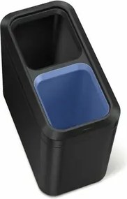 Simplehuman Odpadkový koš na tříděný odpad 10 l + 10  černá / otevřený