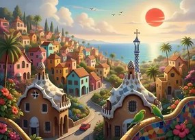 ALIPSON Puzzle Sen o Barceloně / 500 dílků