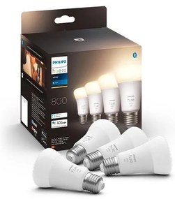 SADA 4x LED Stmívatelná žárovka Philips Hue WHITE A60 E27/9W/230V 2700K