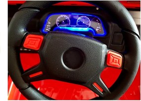 LEAN CARS Elektrické autíčko Jeep HP012 červené