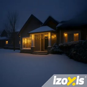 Venkovní světla 100LED 4m Izoxis 26858