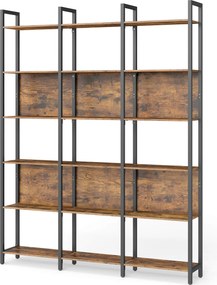 XXXLutz REGÁL, hnědá, černá, ocel, 128/187,1/24 cm Boxxx - Online Only regály & police - 002543078101