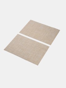 Sinsay - Jednobarevné prostírání 2 pack - béžová