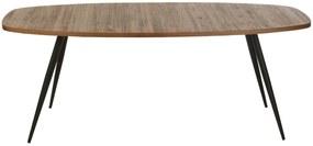 Hnědý dřevěný jídelní stůl J-line Tooky 200 x 90 cm