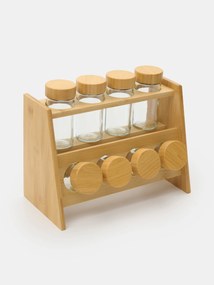Sinsay - Stojan na koření s dózami 9 pack - béžová