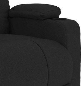 Masážní křeslo černé textil 339094