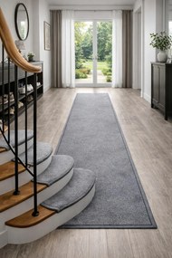 Vopi Nášlapy na schody Eton šedý obdélník, samolepící - 24x65 obdélník (rozměr včetně ohybu)