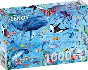 ENJOY Puzzle Hluboké modré moře / 1000 dílků / od 14 let
