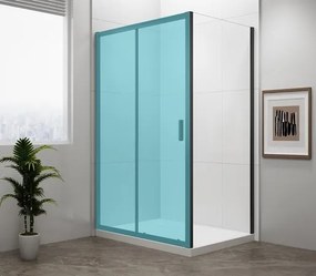 Polysan Easy Black boční zástěna ke sprchovým dveřím 90 cm EL3315B