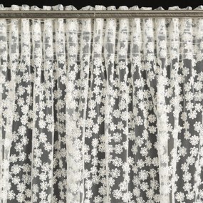 ZÁCLONA NA PÁSCE DAISY 140X270 CM BÍLÁ