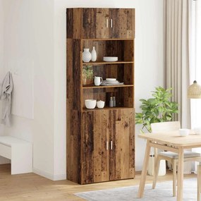 Úložná skříňka Staré dřevo 80 x 42,5 x 225 cm Kompozitní dřevo 3402818
