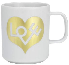 Vitra Hrnek Love Heart, gold, 0,3L