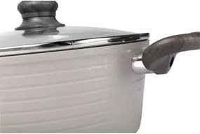 Lamart Stripe Kastrol s poklicí 3.9L šedá / 24 x 10.7 cm / hliník