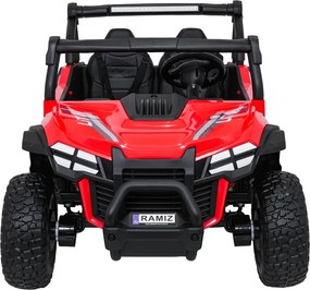 Ramiz Elektrická bugina Gravity pro děti červená + pohon 4x4 + dálkové ovládání