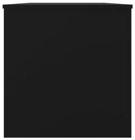 Konferenční stolek černý 102 x 50 x 52,5 cm kompozitní dřevo - Default Title