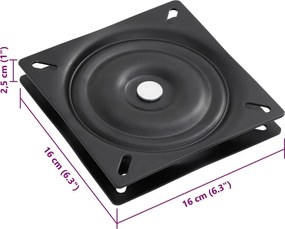 vidaXL Lodní sedadlo s podstavcem otáčení o 360° [3294946] Barva: Šedá