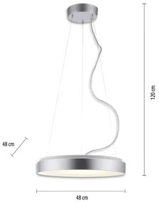 JUST LIGHT. 17075-21-LED Stmívatelný lustr na lanku KETO ANIKA LED/26,5W/230V+DO