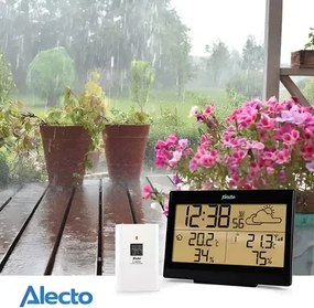 Alecto WS-2300 černá / Meteostanice / bezdrátový senzor / budík / pods