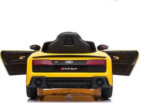 LEAN CARS Elektrické autíčko Audi R8 Lift A300 žluté