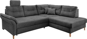 XXXLutz ROHOVÁ SEDAČKA, textil, antracitová Livetastic - Sedací soupravy - 002310012714