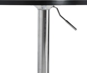 vidaXL Barový stůl 60x60x90 cm kompozitní dřevo chromovaná ocel [4007193] Barva: Bílá