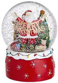 X-MAS Hudební skříňka Santa s girlandou
