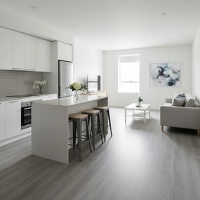 Gerflor, PVC podlaha - lino AladinTex Ultra 1442 Valencay pecan, na míru, šíře 4m, šedá, filc, chodba / předsíň