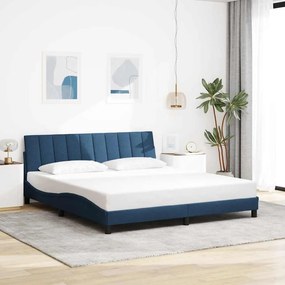 Rám postele bez matrace Hanko modrý 180 x 200 cm textil 3310481