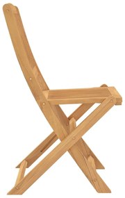 Skládací zahradní židle 4 ks 57 x 49 x 90 cm masivní akácie - Default Title