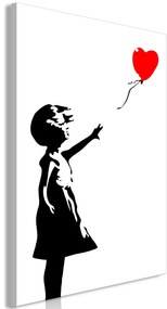Obraz - Little Girl with a Balloon (1 Part) Vertical