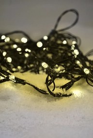 Vánoční venkovní LED řetěz 10 m - 100LED - teplá bílá