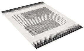 Kusový koberec PP Limela krémovočerný 120x170cm