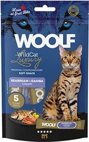WOOLF Snack WOOLF WildCat Cream Luxury Seabream&Gamba 5x14g