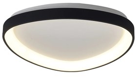 Mantra 8053 Niseko, trojúhelníkové černé stropní svítidlo LED 35W 3000K, 42x42cm