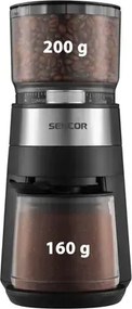 SENCOR SCG 5060BK černá / Mlýnek na kávu / zásobník 160g / 140W