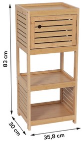 Polička do koupelny Trinidad2, bambus