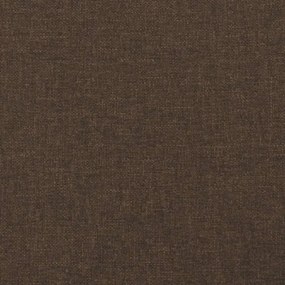 Box spring postel s matrací tmavě hnědá 120x190 cm textil 3269660