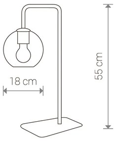 Stolní lampa Nowodvorski MONACO 9308