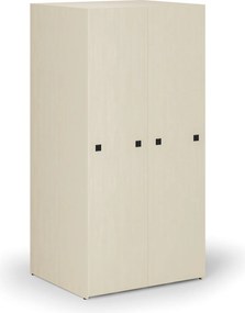 Velkokapacitní skříň s výsuvnými regály, 989 x 846 x 2000 mm, bříza