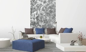 DIMEX | Vliesová fototapeta na zeď Abstrakt květy jabloně III. MS-2-0356  | 150 x 250 cm | šedá