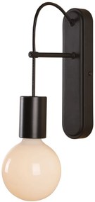 CLX Designové nástěnné svítidlo ADRIANO, černé 21-70890